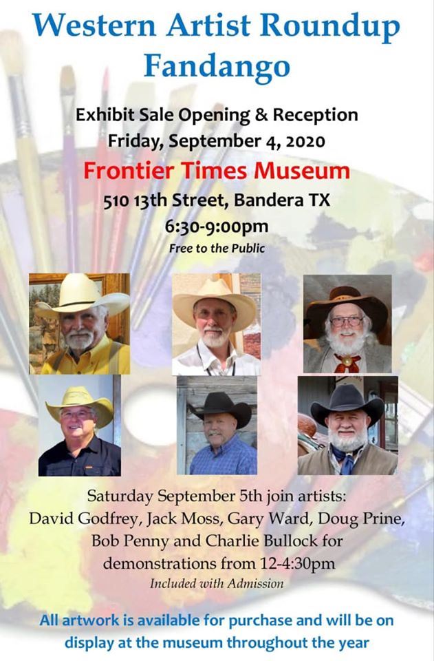 Western Artist Roundup at Frontier Times Museum