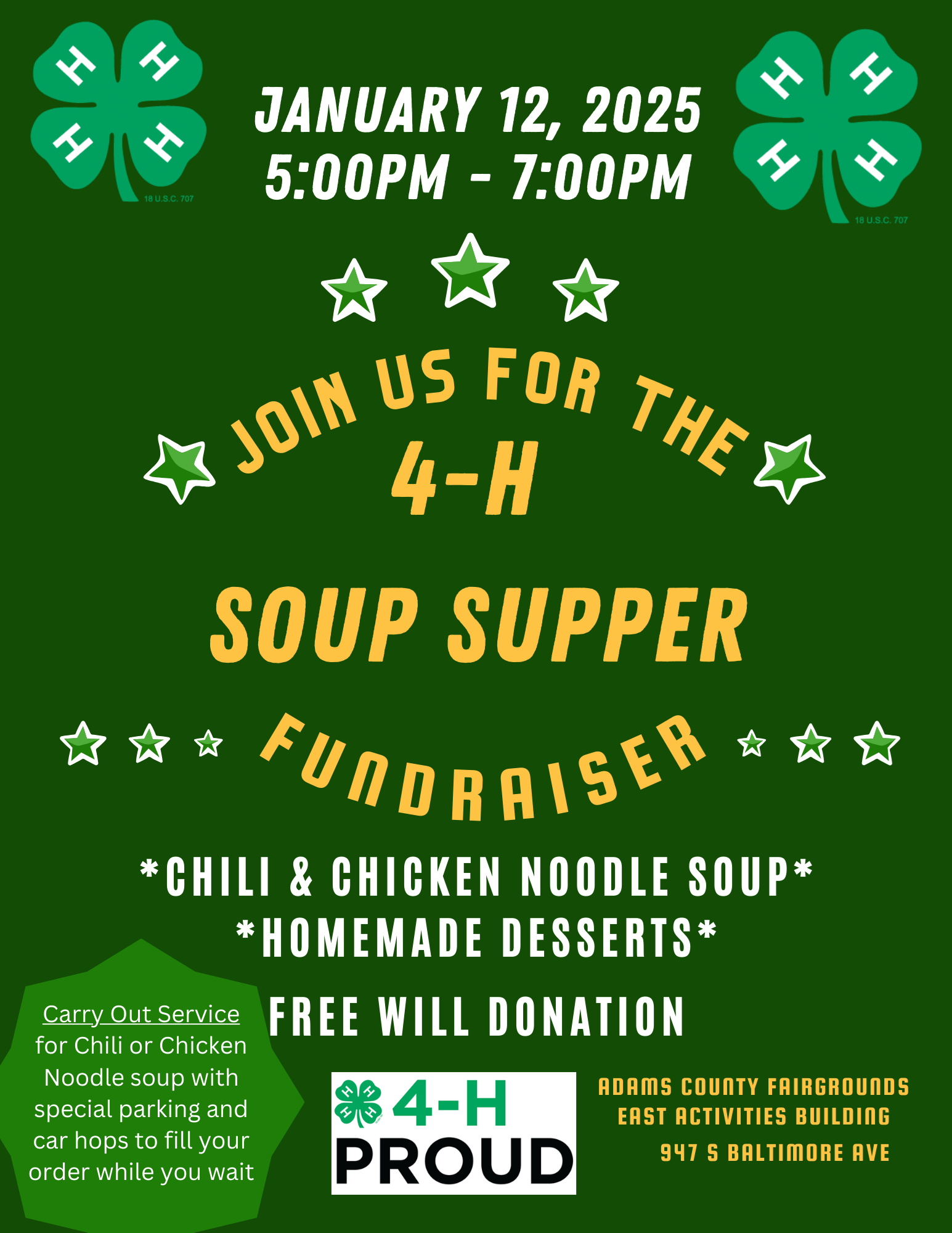 4-H Soup Supper-East and Center
