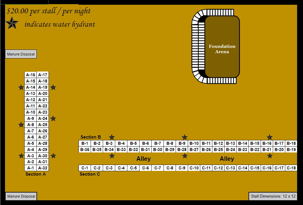 Horse Stall Reservations