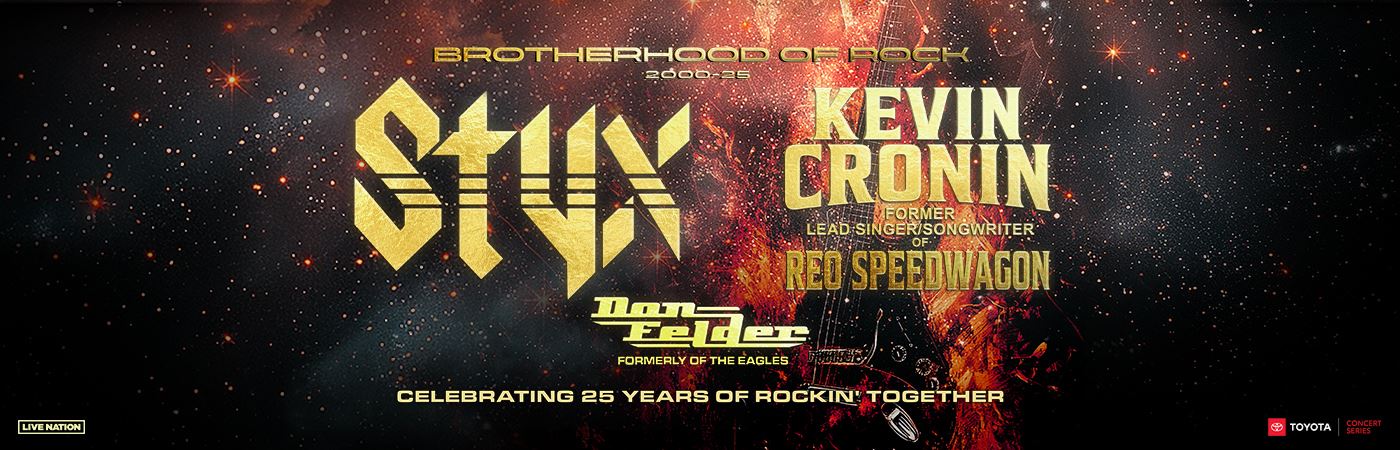 Styx & Kevin Cronin + Don Felder The Brotherhood of Rock Tour