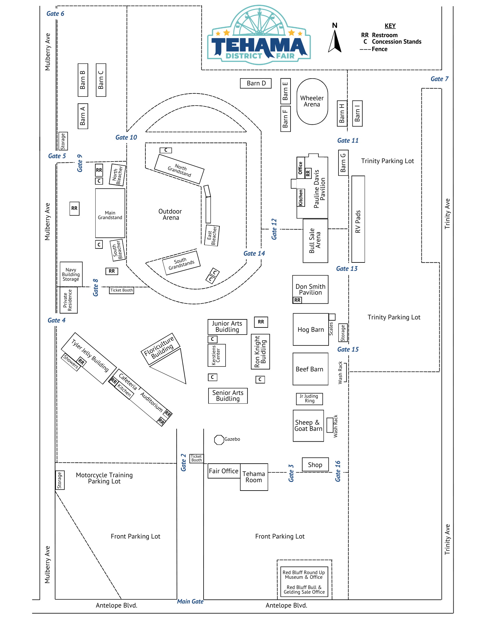 Fairgrounds Map