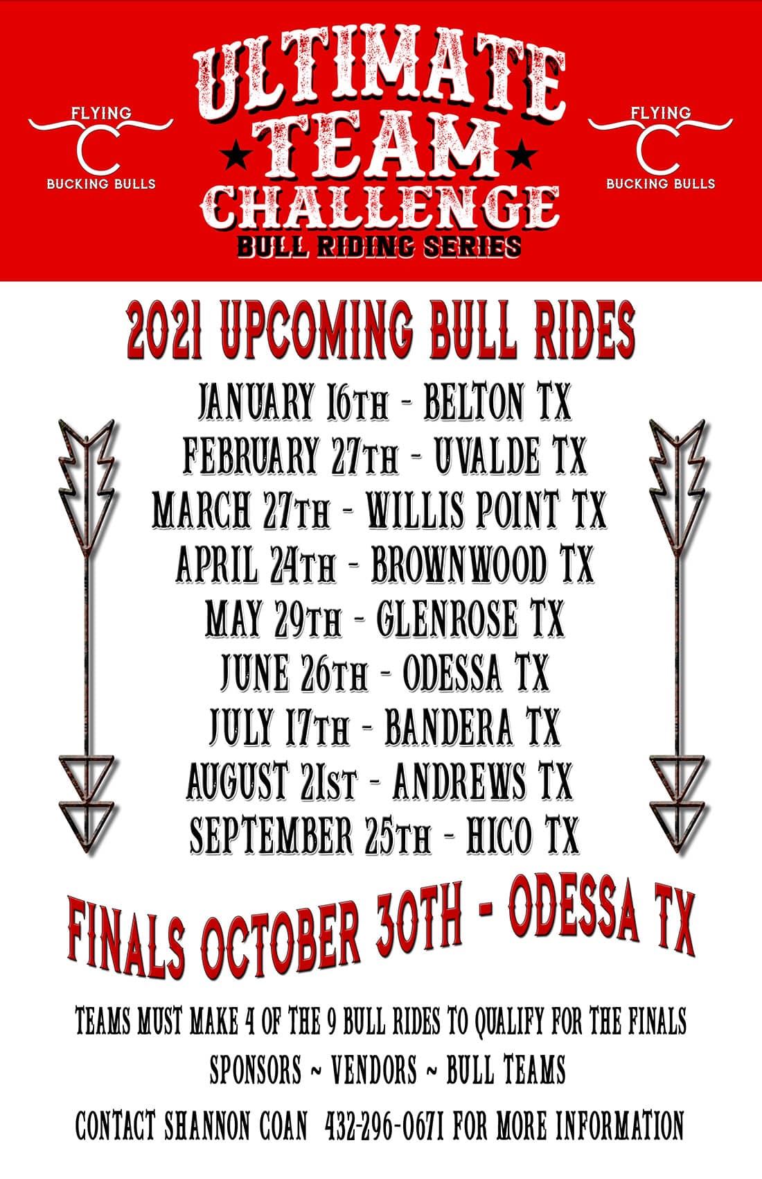 Ultimate Team Challenge Bull Riding