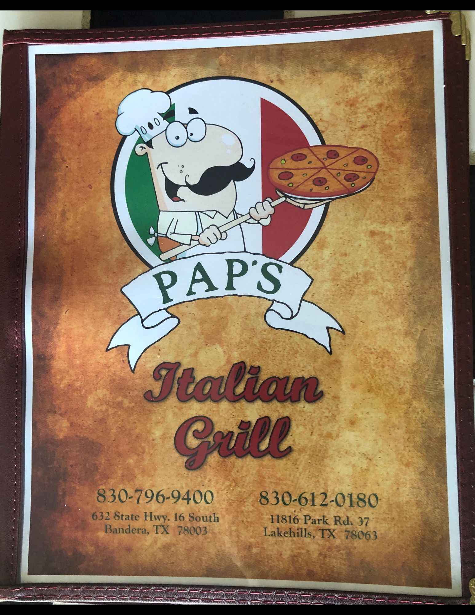 Pap's Italian Grill~Lakehills