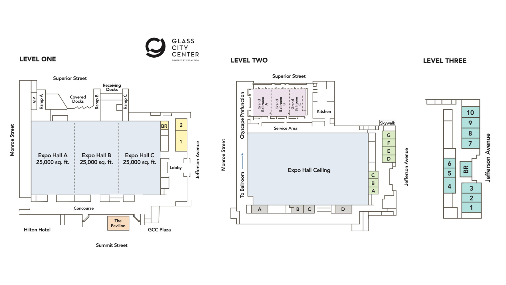 Conference Venue in Toledo, Ohio - Glass City Center