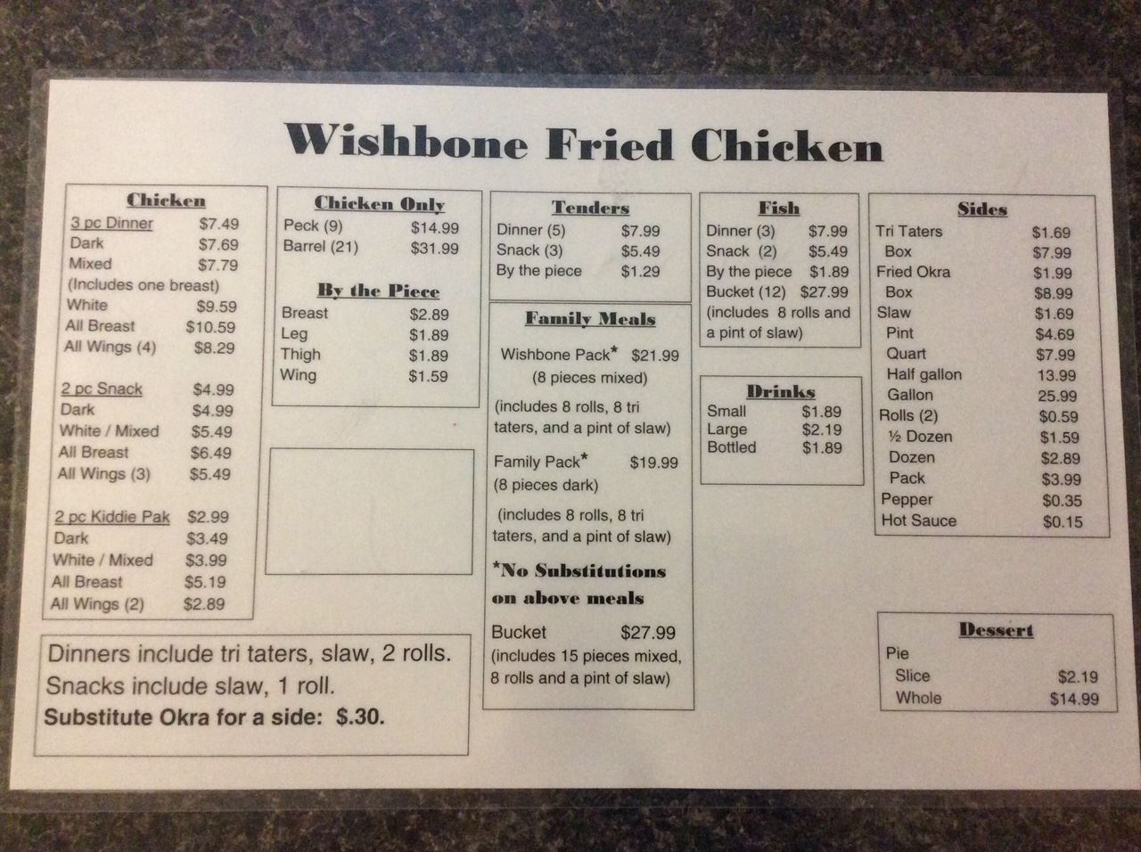 Wishbone Fried Chicken