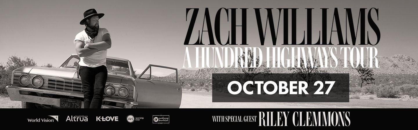Zach Williams A Hundred Highways Tour
