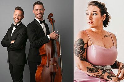 Branden & James with special Guest Effie Passero