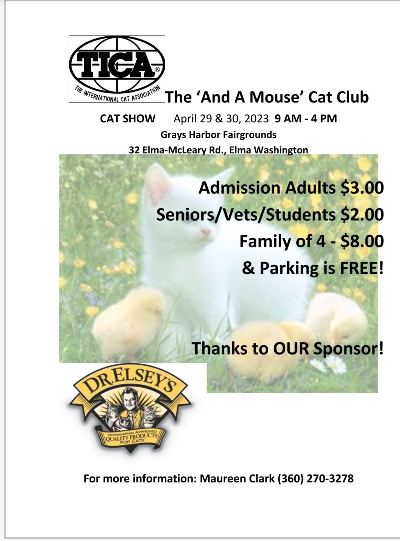 And a Mouse Cat Club & OlymiCat Fanciers Cat Show