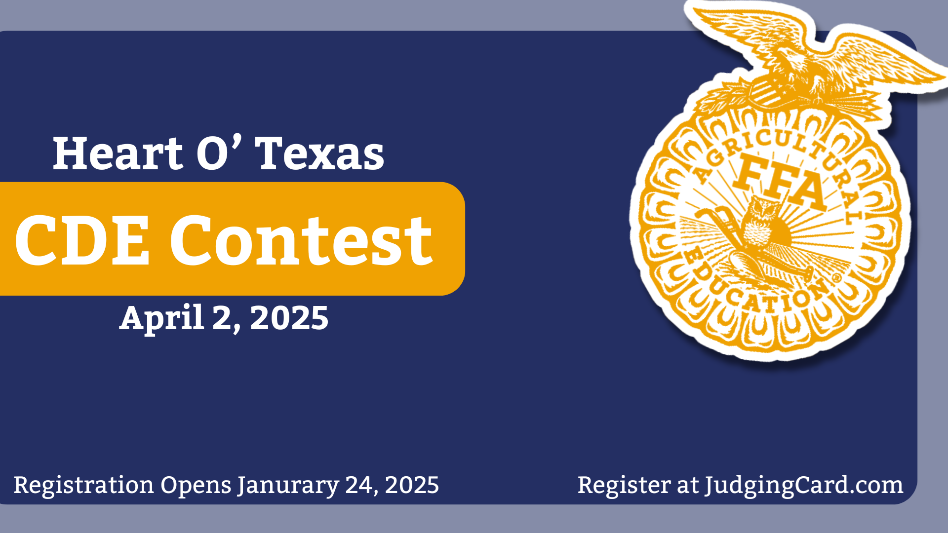 Heart O' Texas CDE Invitational Contest