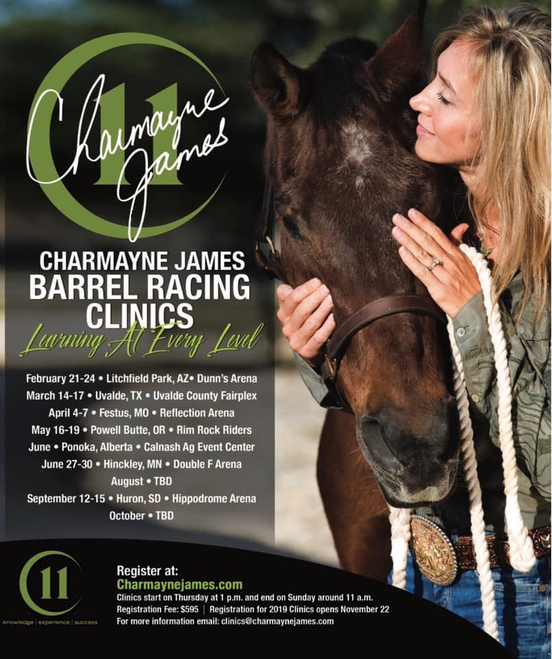Charmayne James Barrel Racing Clinic