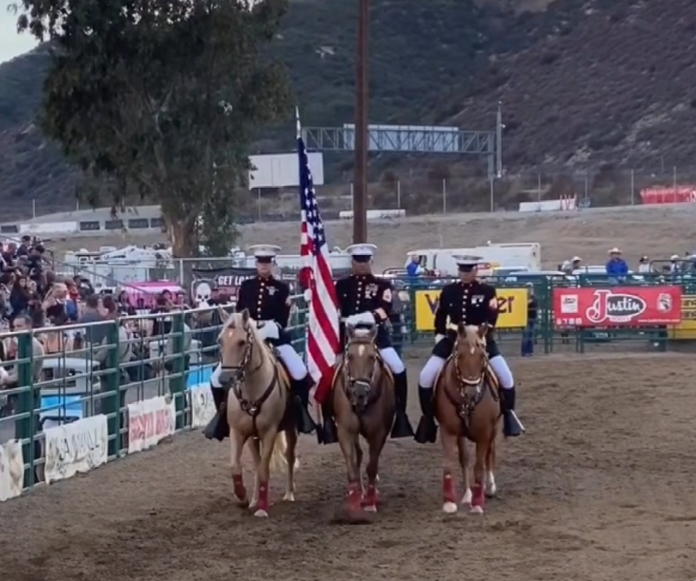 US Marine Corps Mounted Color Guard