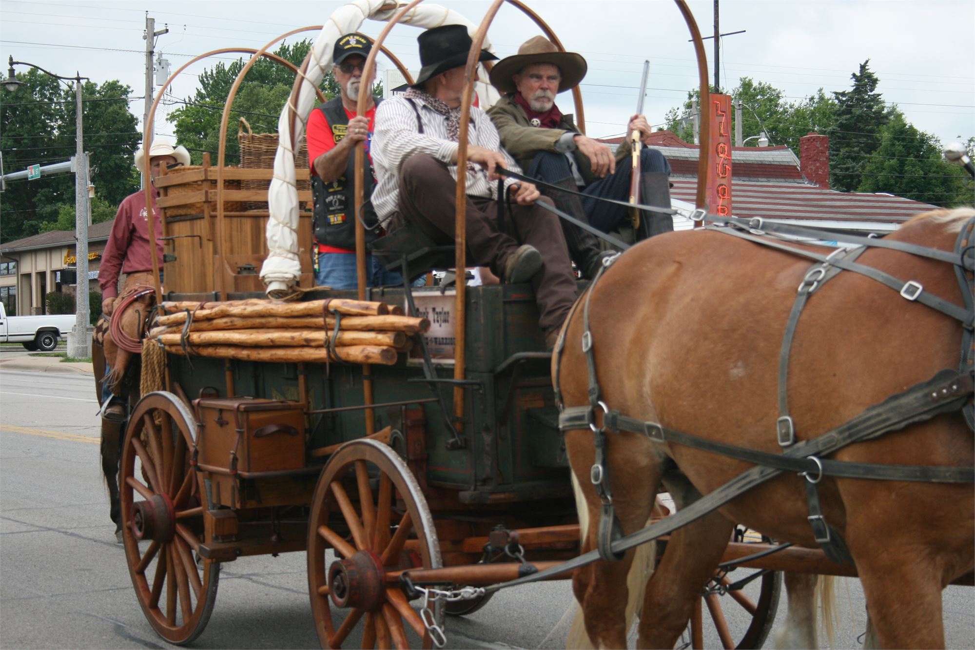 Wagon's for Warriors Parade