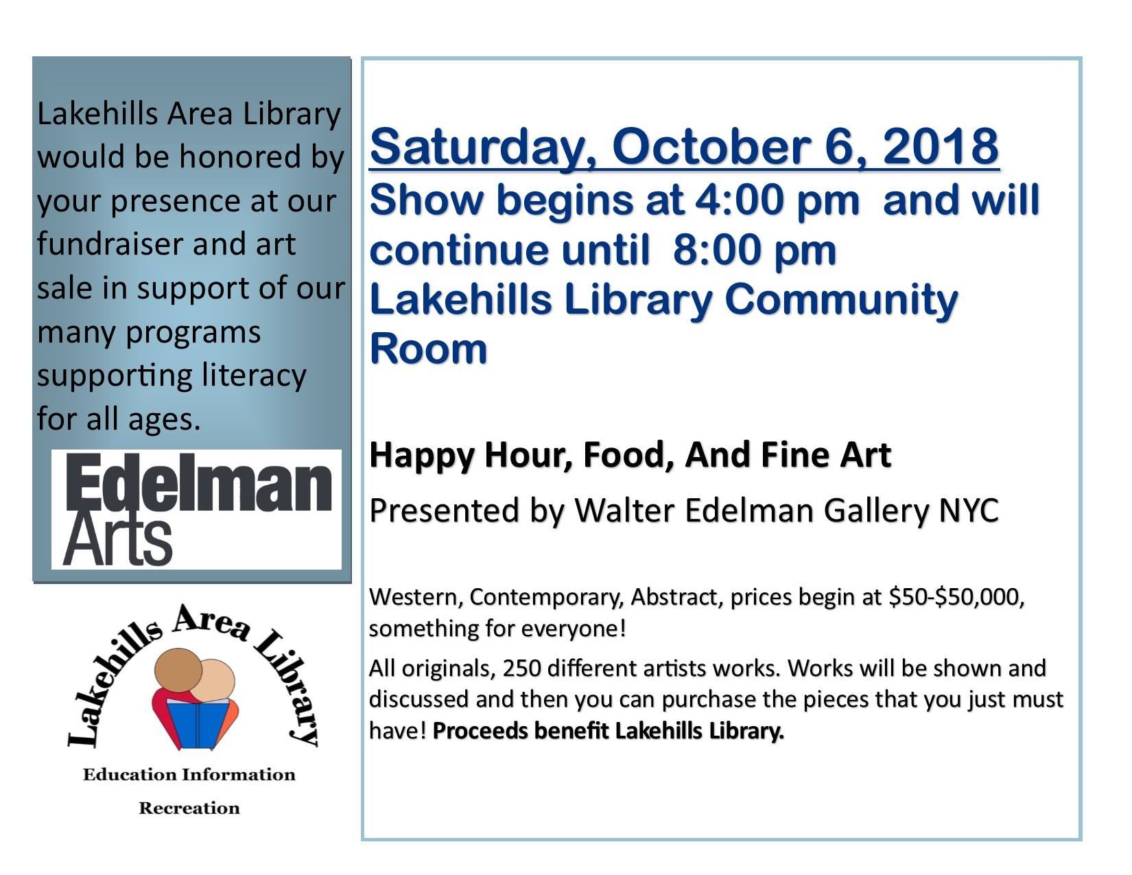 Lakehills Library Fine Art Show
