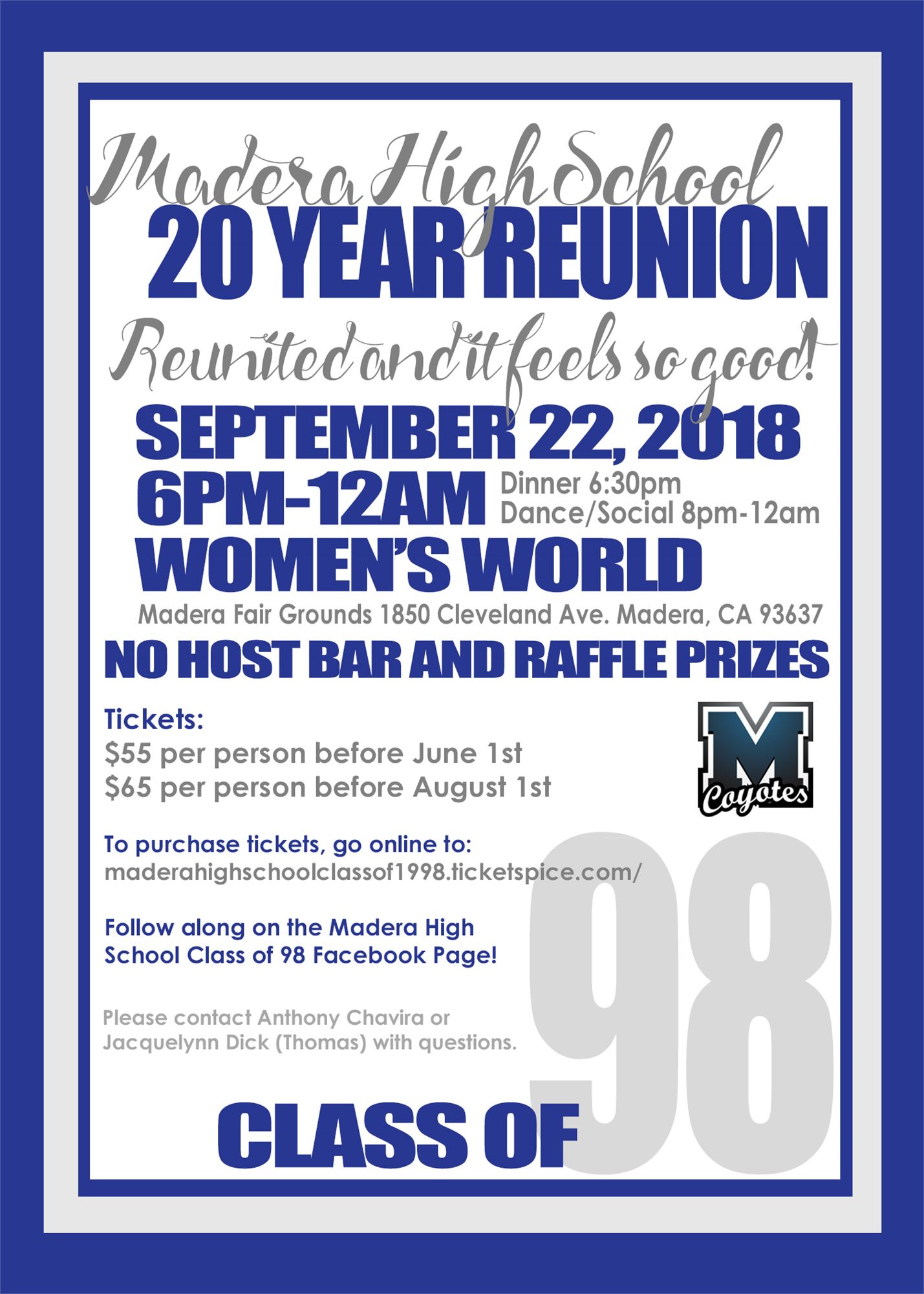 madera High School Class of 1998 Reunion