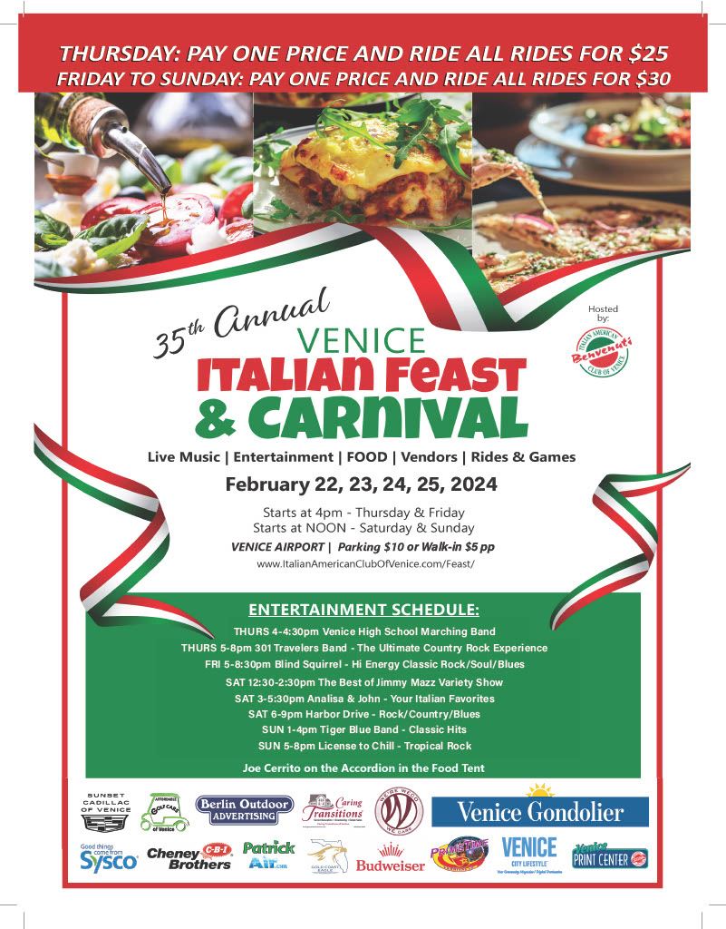The 35th Annual Venice Italian Feast & Carnival!