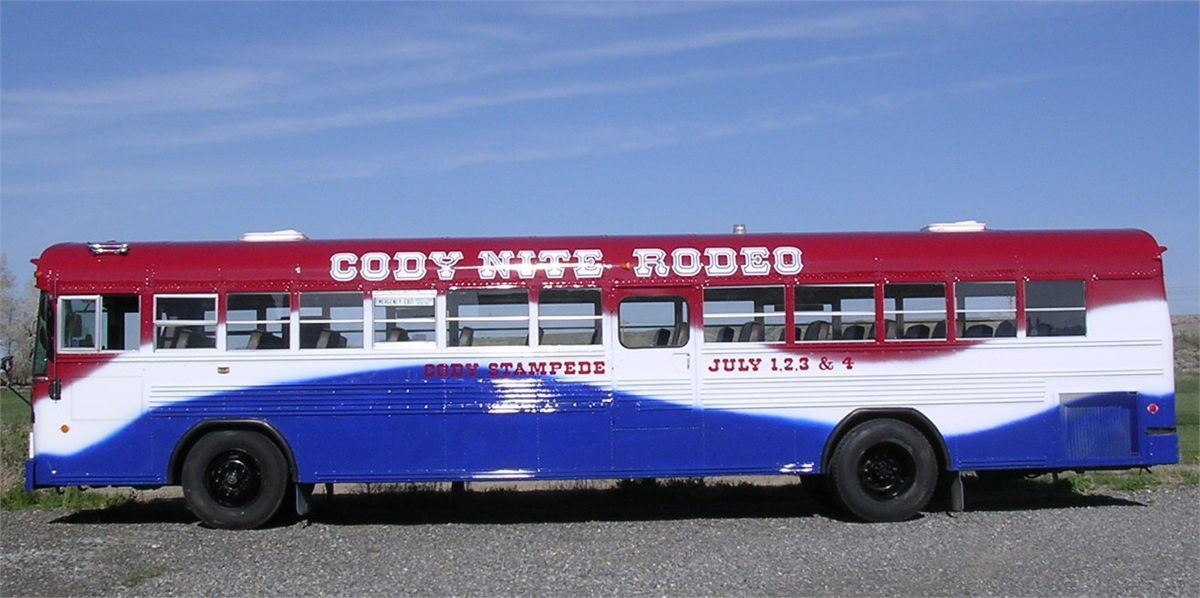 Cody Rodeo Bus