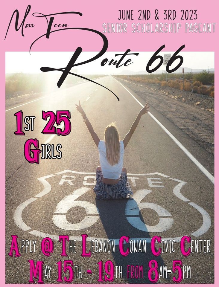 Miss Teen Route 66 Scholarship Pagaent