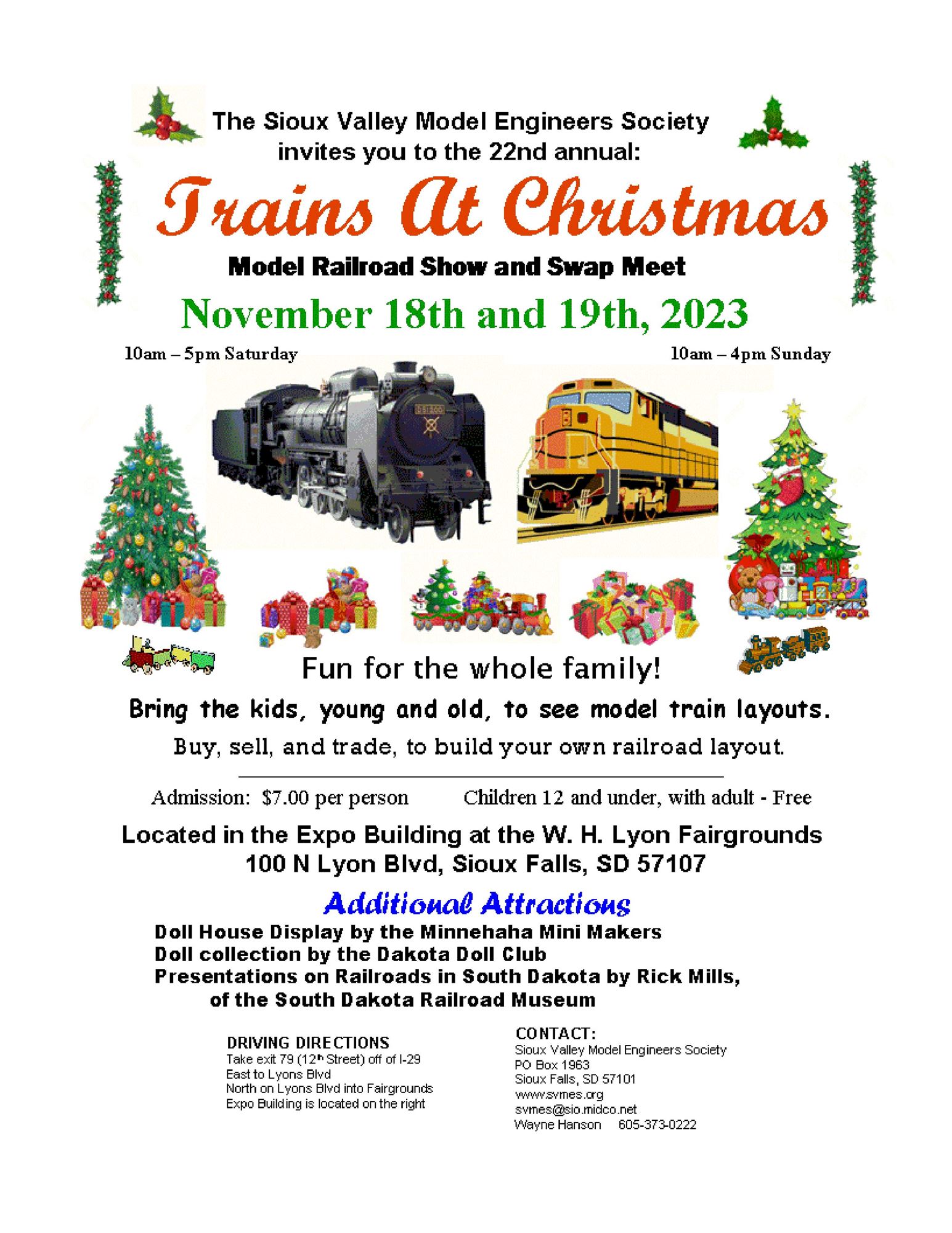 Trains At Christmas